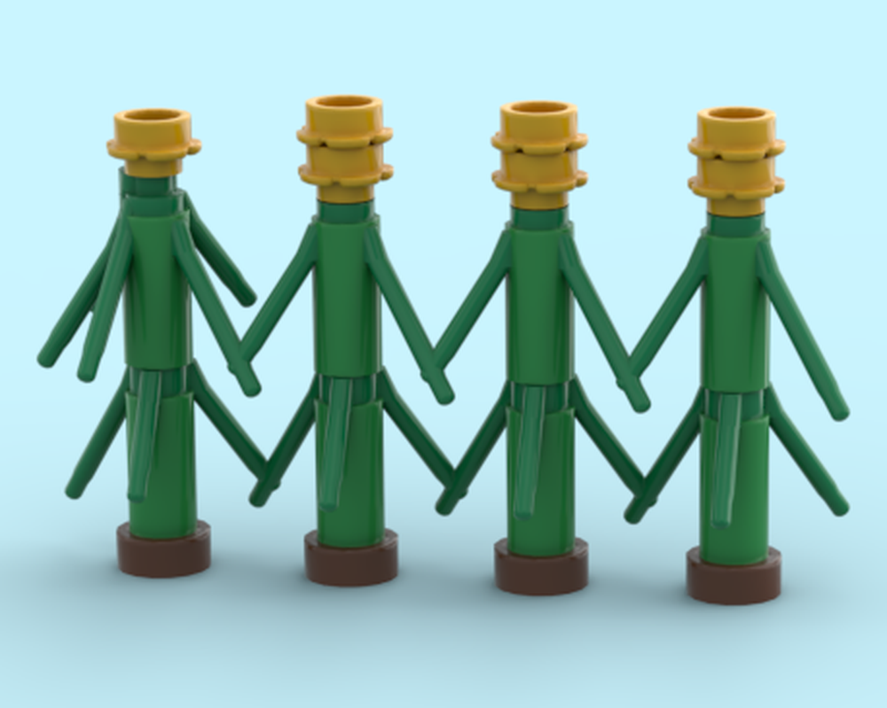 LEGO MOC Corn stalks by medleyj | Rebrickable - Build with LEGO