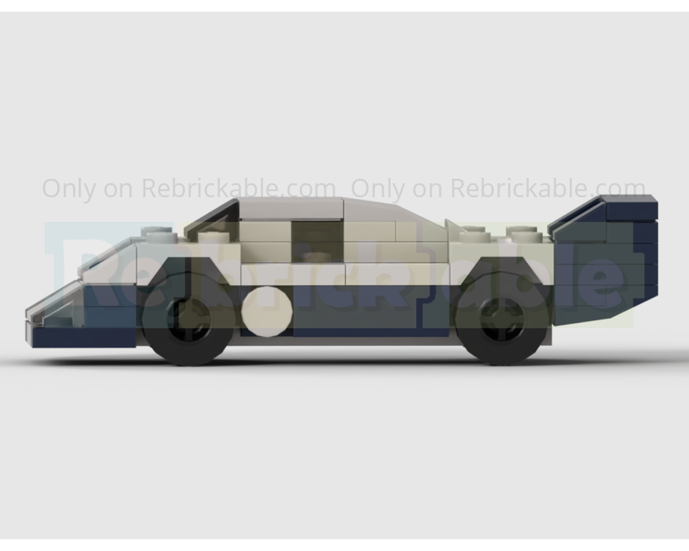 LEGO MOC Porsche 956 Group C Racing Car - Half Speed Champions Scale by ...