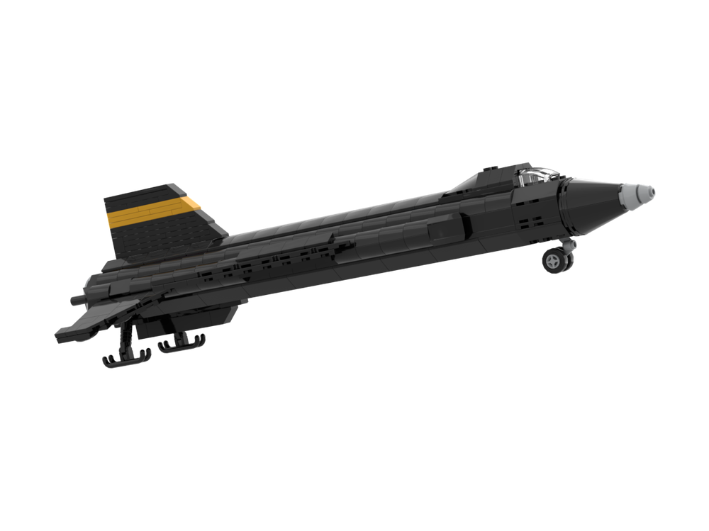 LEGO MOC X-15 Rocket Plane by zeegiraf | Rebrickable - Build with LEGO