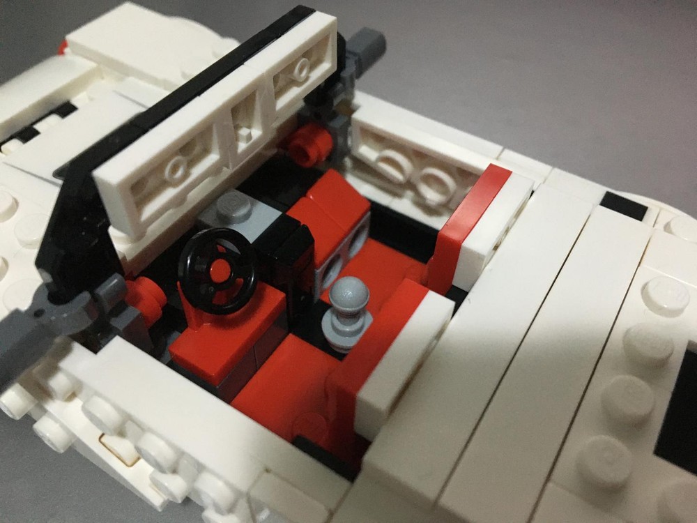 Lego Moc Chevrolet Corvette C1 By Sillert09 Rebrickable Build With Lego