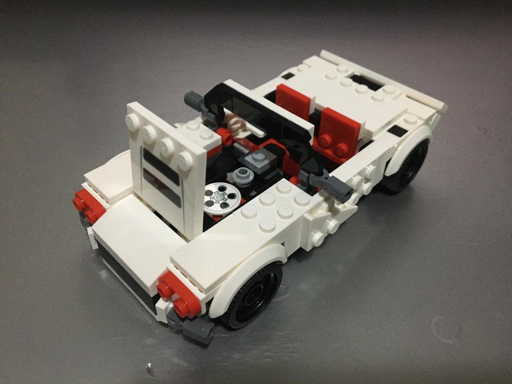 Lego Moc Chevrolet Corvette C1 By Sillert09 Rebrickable Build With Lego