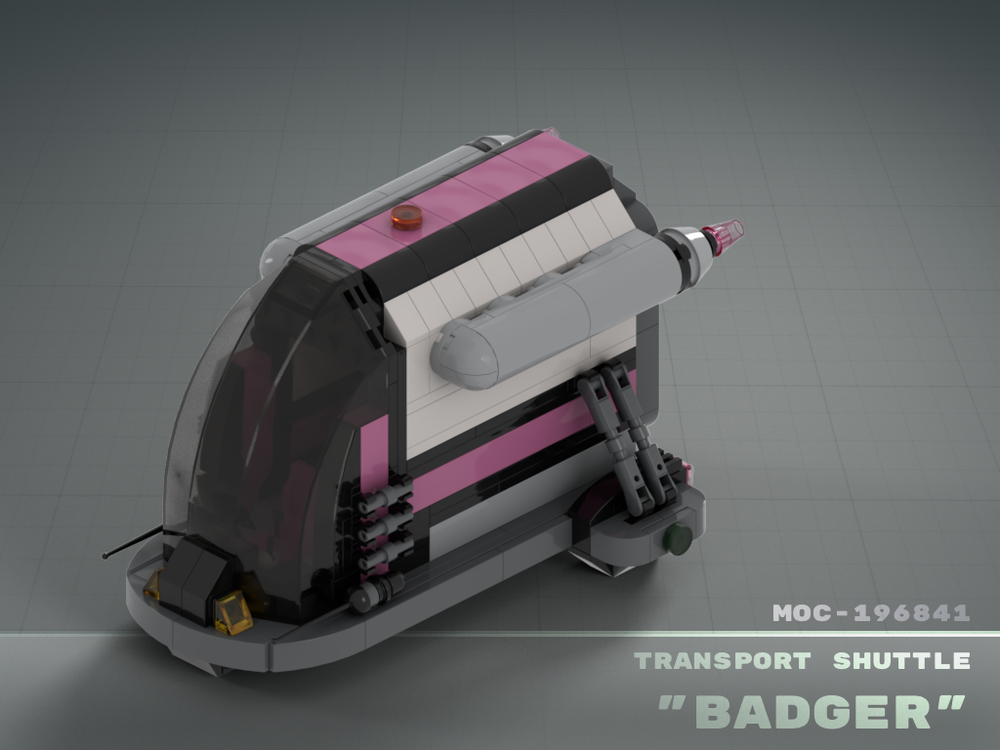 LEGO MOC Space Transport "Badger" by brampf | Rebrickable - Build with LEGO