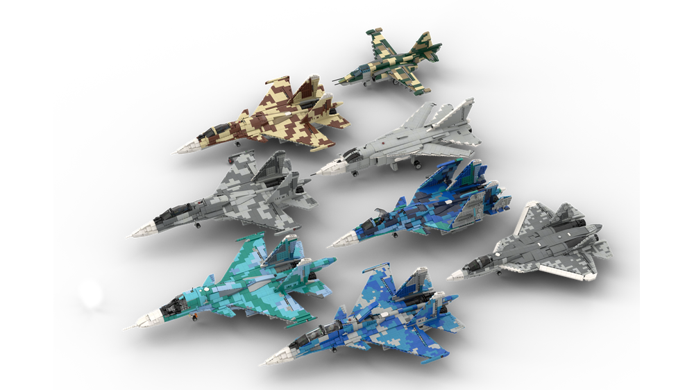 Lego Moc Sukhoi Su 34 Fullback 135 Scale By Darthdesigner