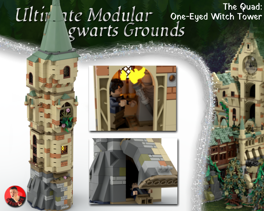 LEGO MOC HP Modular - The Quad: One-Eyed Witch Tower by Gobsmack ...
