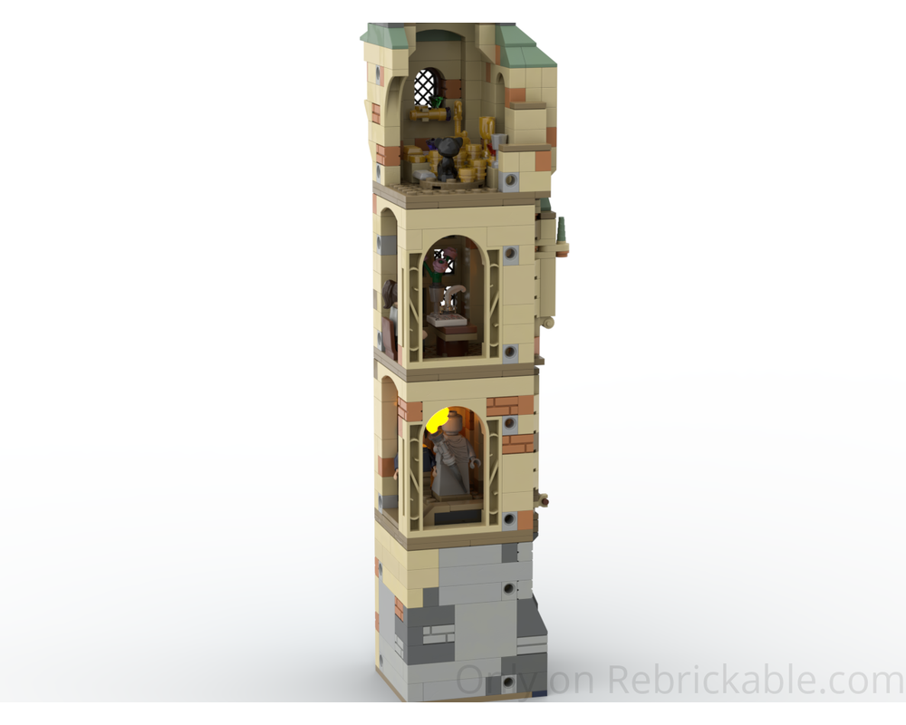 Lego Moc Hp Modular The Quad One Eyed Witch Tower By Gobsmack