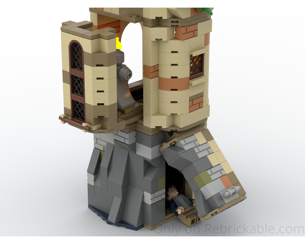 Lego Moc Hp Modular The Quad One Eyed Witch Tower By Gobsmack