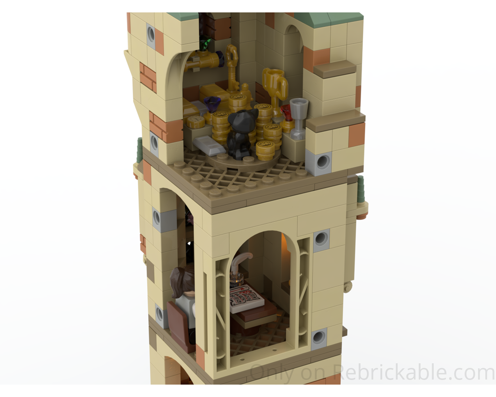 Lego Moc Hp Modular The Quad One Eyed Witch Tower By Gobsmack
