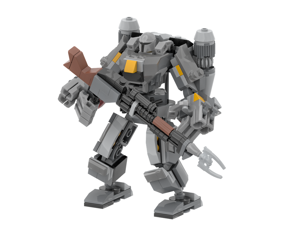 LEGO MOC-196852 Add-on Pack: Mech Weapons - (For Din Djarin's Mech ...