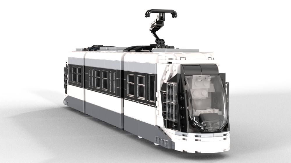 Lego Moc Kansas City Streetcar By 603bricks Rebrickable Build With Lego