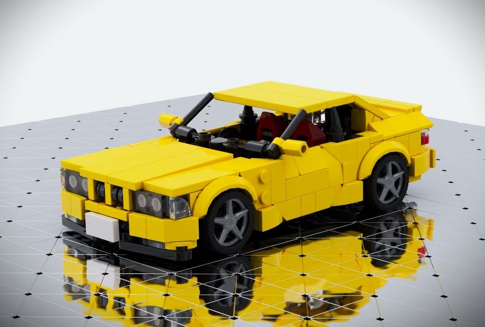 LEGO MOC BMW M3 E36 (yellow) by Sweeng | Rebrickable - Build with LEGO