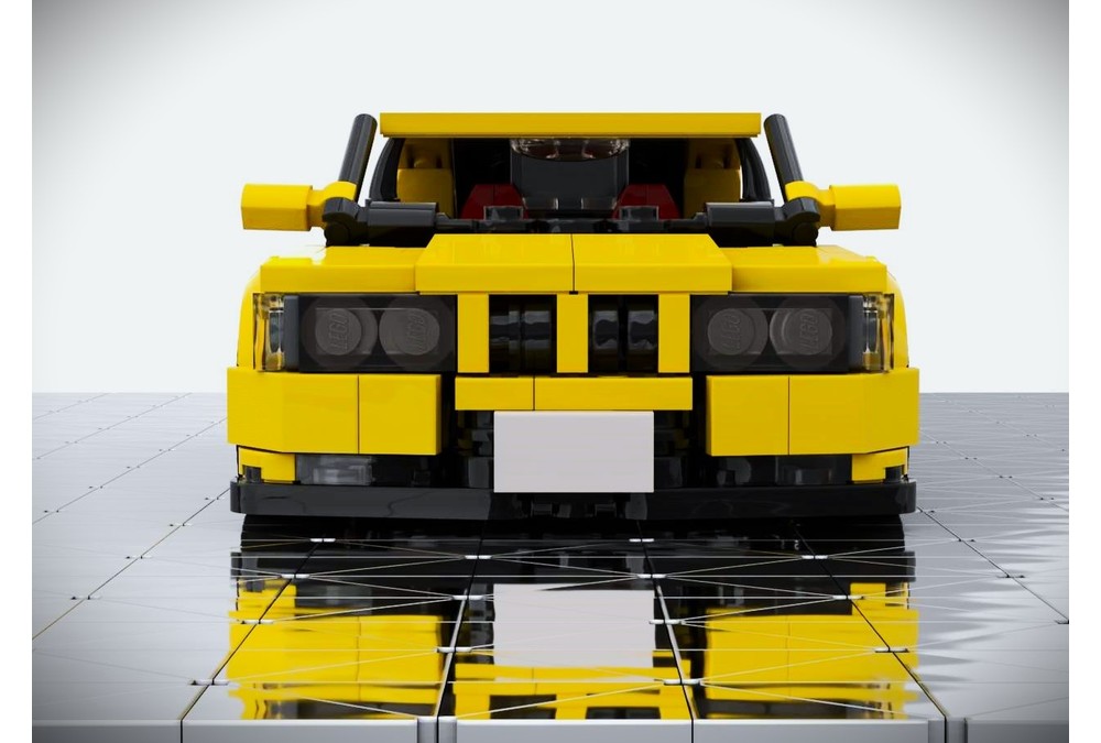 LEGO MOC BMW M3 E36 (yellow) by Sweeng | Rebrickable - Build with LEGO