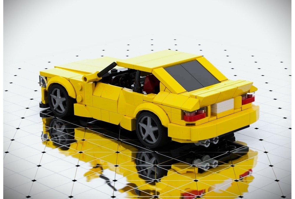 LEGO MOC BMW M3 E36 (yellow) by Sweeng | Rebrickable - Build with LEGO