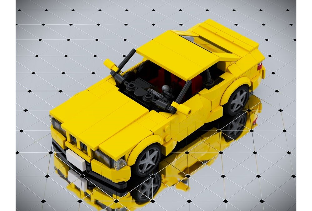 LEGO MOC BMW M3 E36 (yellow) by Sweeng | Rebrickable - Build with LEGO