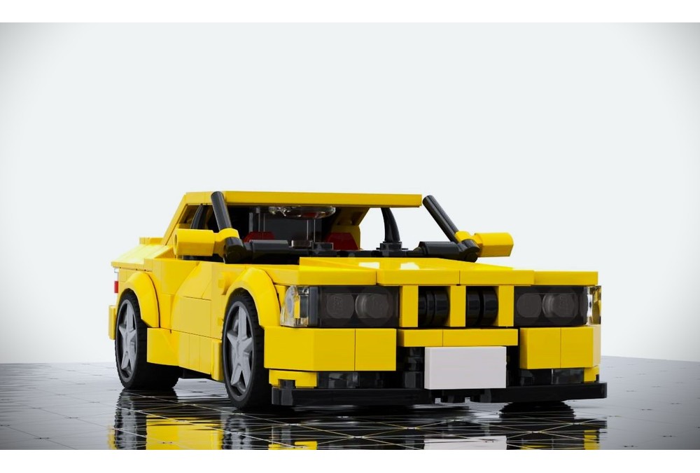 LEGO MOC BMW M3 E36 (yellow) by Sweeng | Rebrickable - Build with LEGO