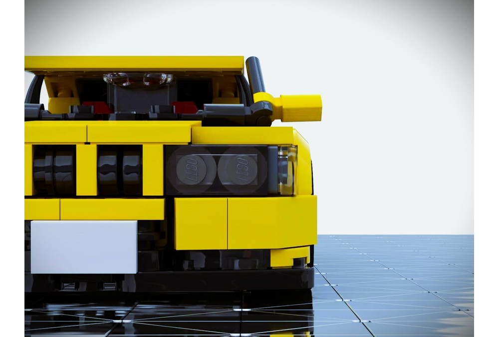 LEGO MOC BMW M3 E36 (yellow) by Sweeng | Rebrickable - Build with LEGO