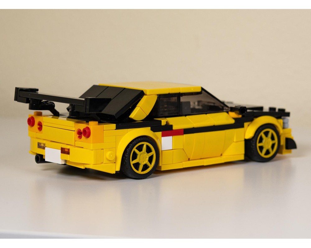 LEGO MOC Inspired by Nissan R34 Skyline GT-R AUTO SELECT by mcgwerks ...