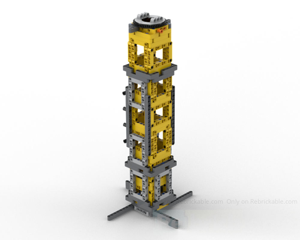 LEGO MOC Concept: Self Climbing Tower Crane by yqc | Rebrickable ...