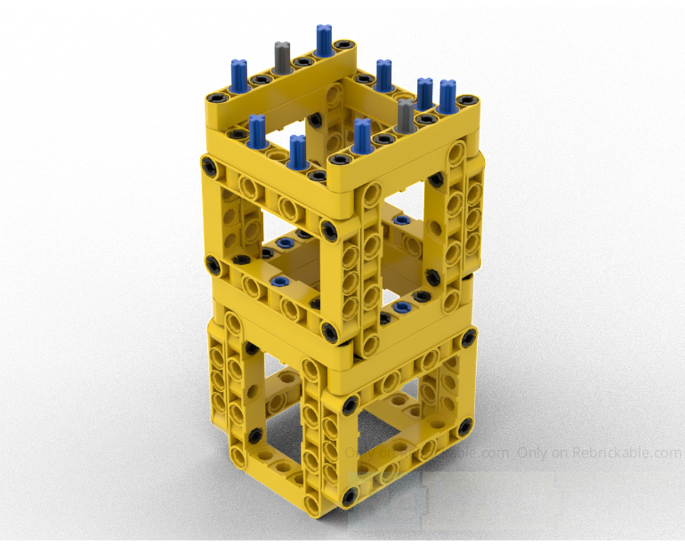LEGO MOC Concept: Self Climbing Tower Crane by yqc | Rebrickable ...