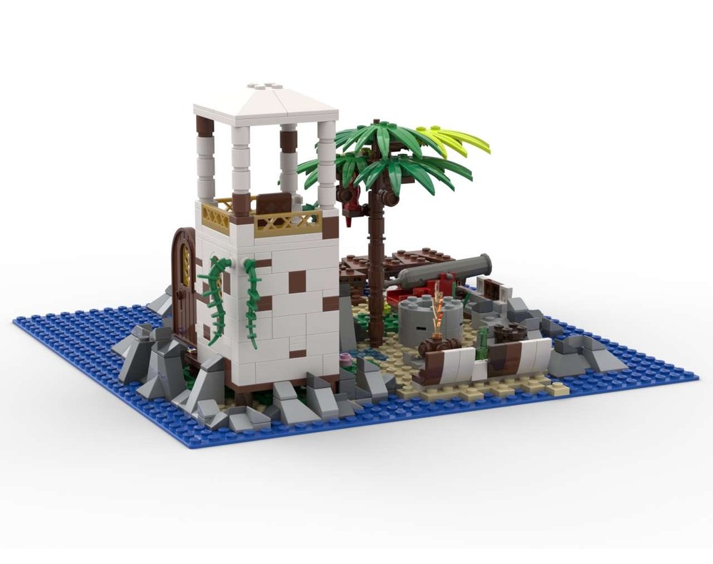 LEGO MOC Deserted Lookout by Adelego | Rebrickable - Build with LEGO