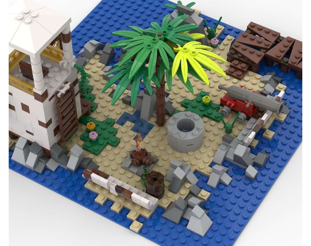 LEGO MOC Deserted Lookout by Adelego | Rebrickable - Build with LEGO