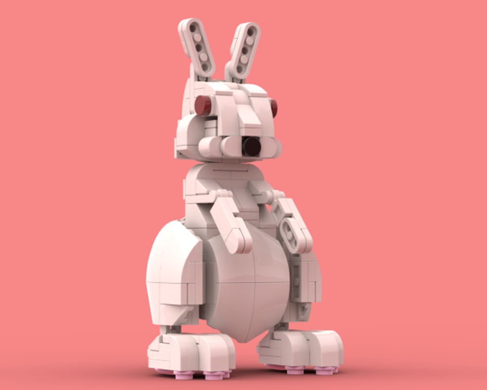 LEGO MOC Rabbit by OwlClicker | Rebrickable - Build with LEGO
