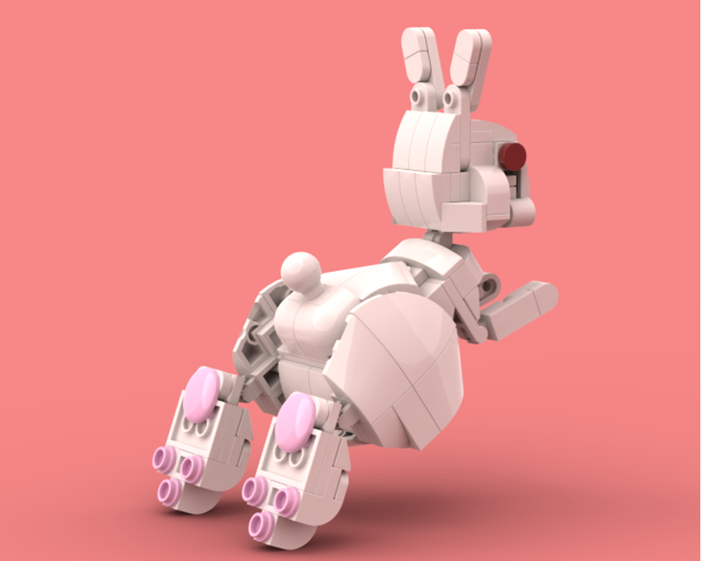 LEGO MOC Rabbit by OwlClicker | Rebrickable - Build with LEGO