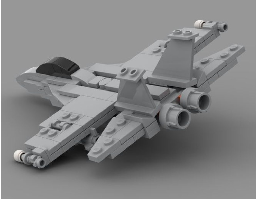 LEGO MOC f-18 super hornet by Fighterjetfan15 | Rebrickable - Build ...