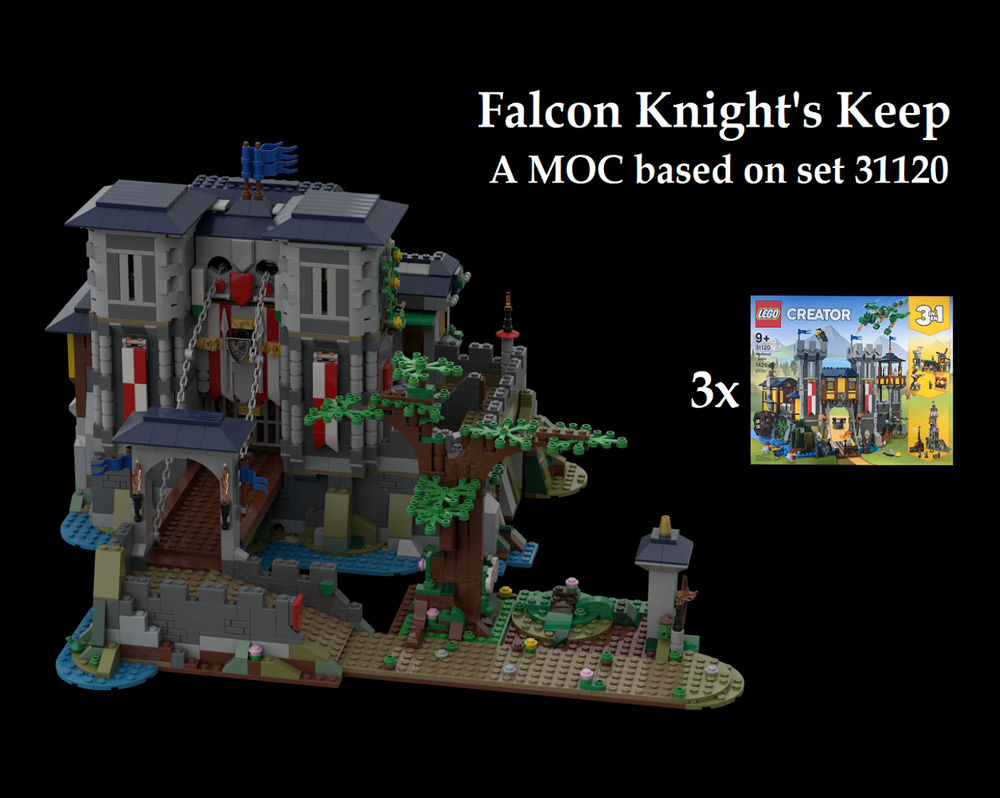 LEGO MOC Falcon Knight's Keep by Eelco | Rebrickable - Build with LEGO