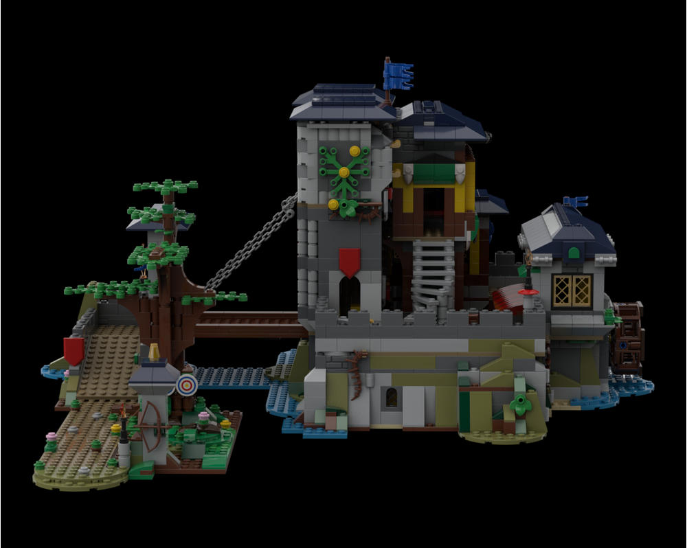 LEGO MOC Falcon Knight's Keep by Eelco | Rebrickable - Build with LEGO