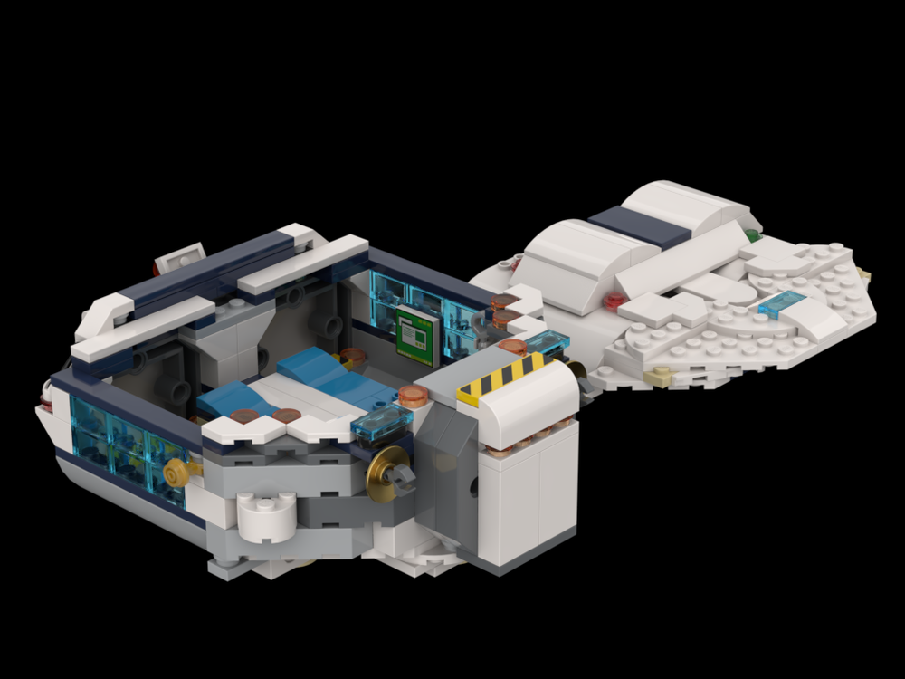 LEGO MOC 60350 Double Bed Lunar Module by Gooble | Rebrickable - Build ...
