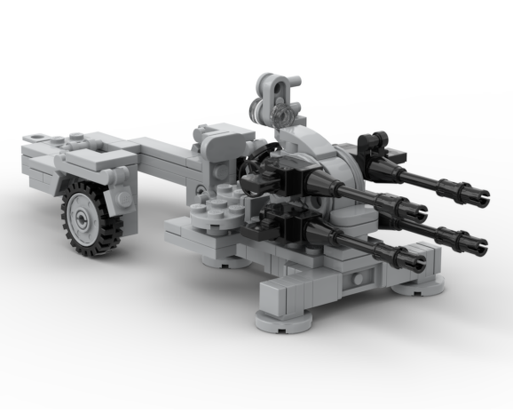 Lego Moc German Ww2 Flakvierling 38 V20 Moc By Milosch Rebrickable