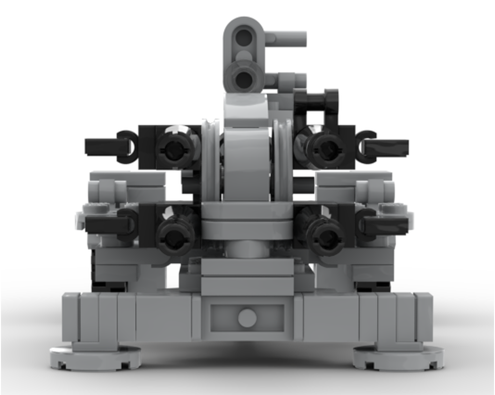 Lego Moc German Ww2 Flakvierling 38 V20 Moc By Milosch Rebrickable