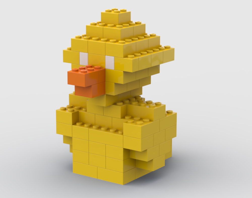 LEGO MOC Pixel Duck by Maximec94 | Rebrickable - Build with LEGO