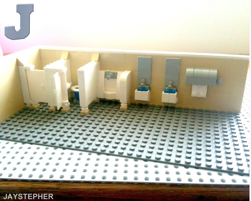 LEGO MOC Public Restroom by jaystepher | Rebrickable - Build with LEGO