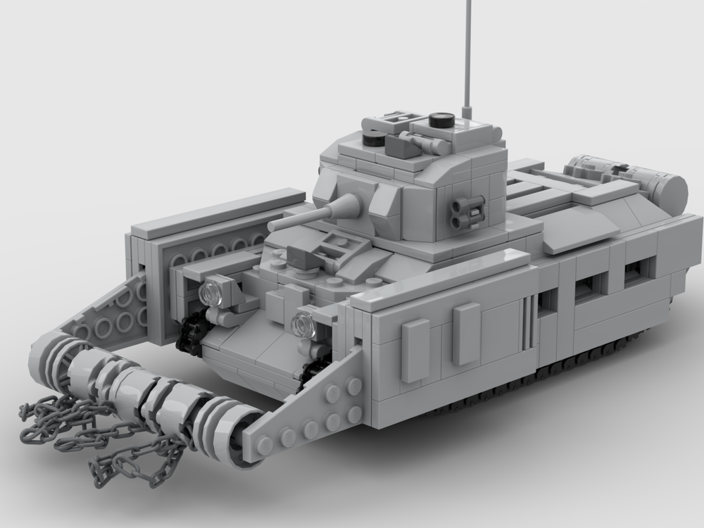 LEGO MOC Matilda II Scorpion by Militarised Bricks | Rebrickable ...