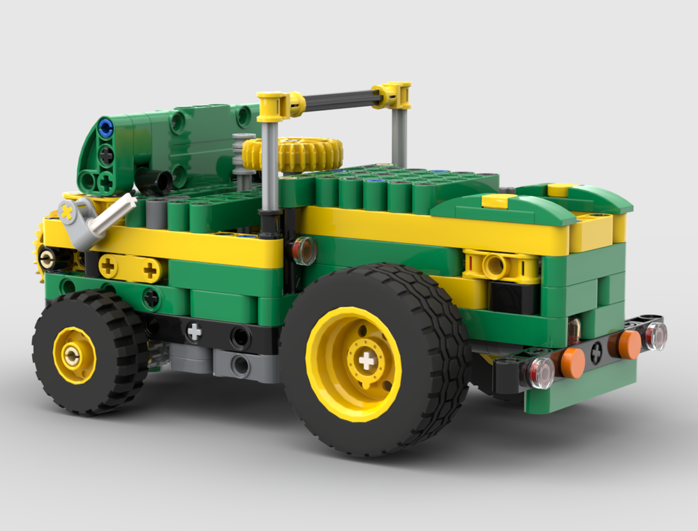 LEGO MOC-196928 Garden Tractor by Raptor9889 | Rebrickable - Build with ...