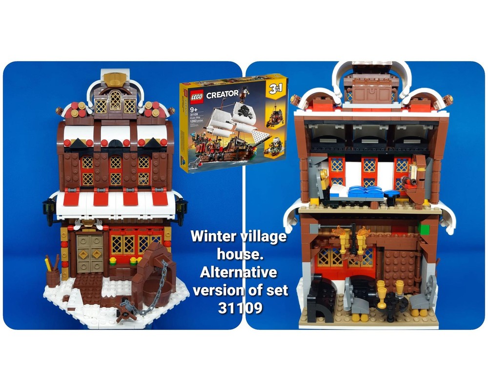Lego Moc Christmas Version Set 31109 Lternative Build Pirate Ship 3 In