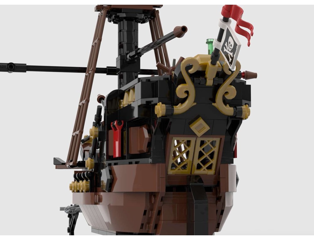 Lego Moc Lego Moc Pirate Ship Brig V40 By Itnael Rebrickable