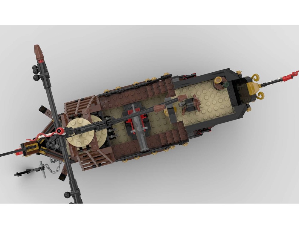 LEGO MOC Lego Moc Pirate Ship/ Brig v4.0 by itnael | Rebrickable ...