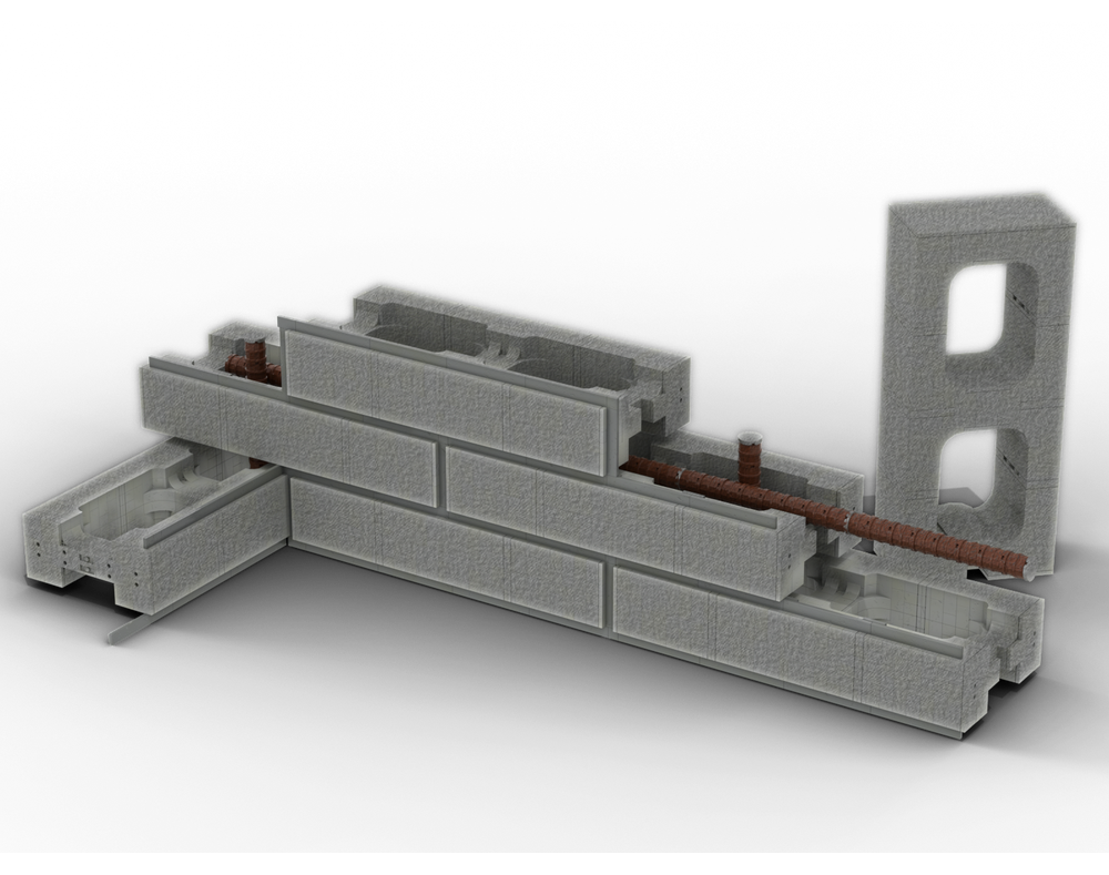 LEGO MOC Concrete Masonry Unit by Thomus_Bean | Rebrickable - Build ...