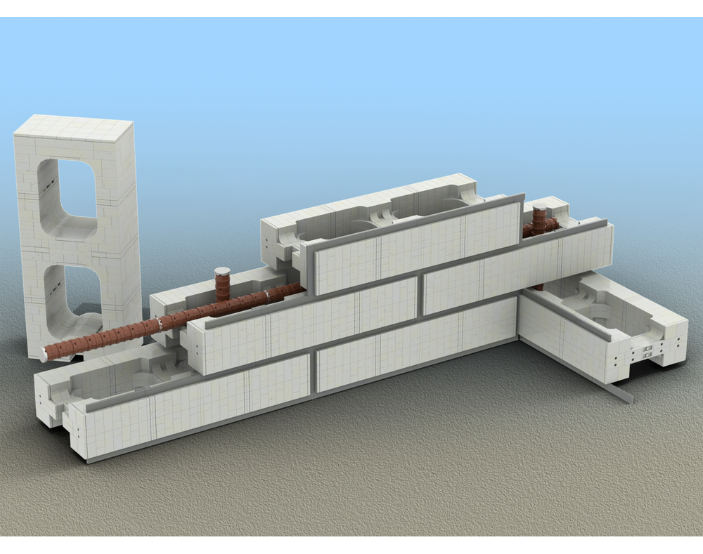 Lego Moc Concrete Masonry Unit By Thomusbean Rebrickable Build