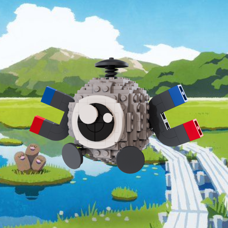 LEGO MOC Magnemite by KraftyKoopa | Rebrickable - Build with LEGO