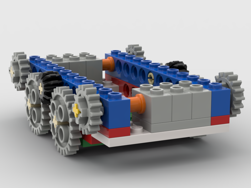 LEGO MOC Compact Tank Chassis by safwanrasheed | Rebrickable - Build ...