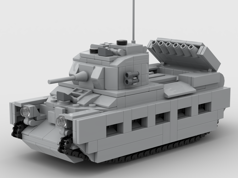 LEGO MOC Matilda II Hedgehog by Militarized Bricks | Rebrickable ...