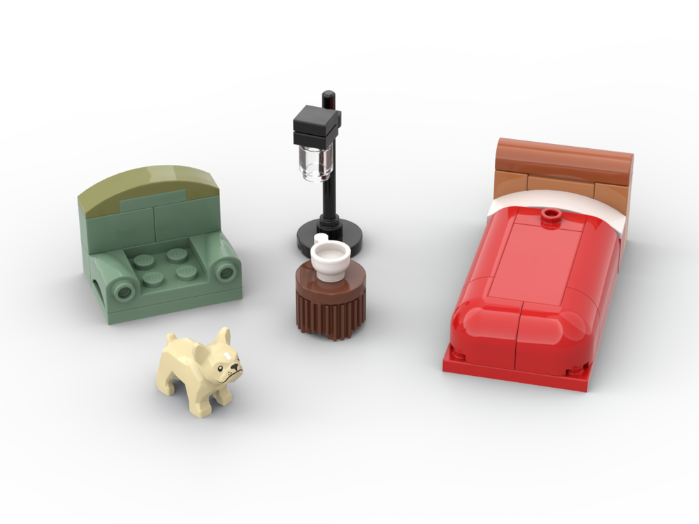 LEGO MOC fancy bedroom by EVA001 | Rebrickable - Build with LEGO