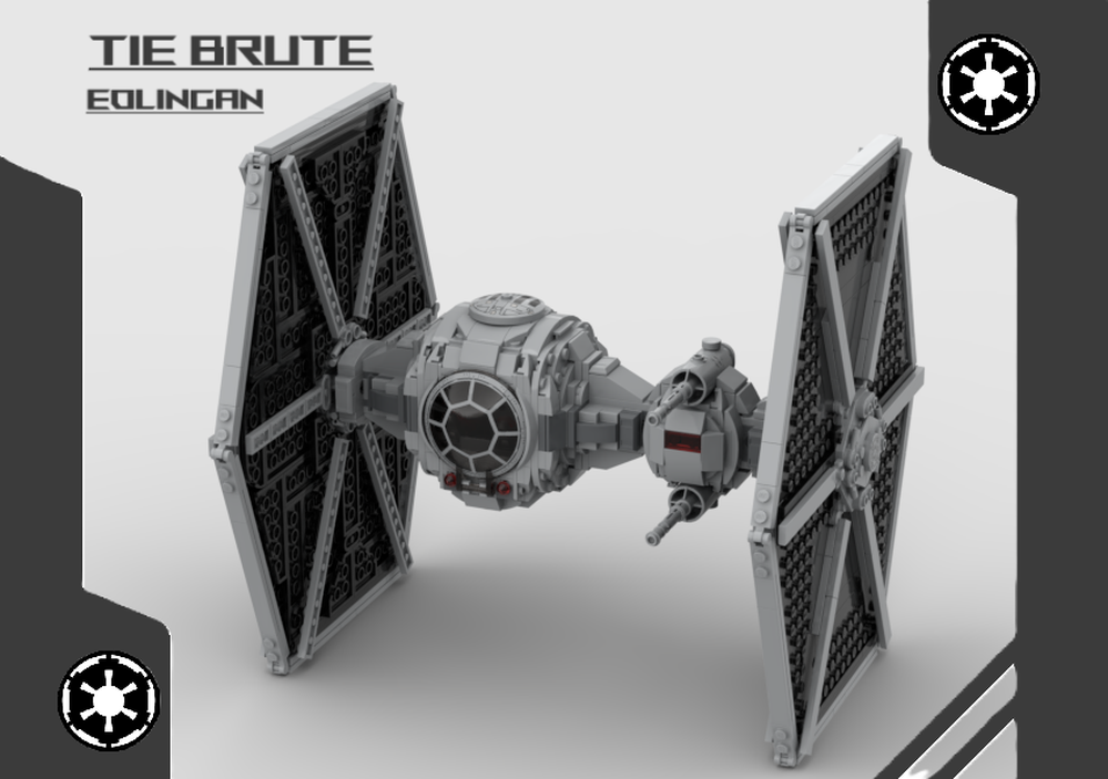 LEGO MOC TIE Brute by Eolingan | Rebrickable - Build with LEGO