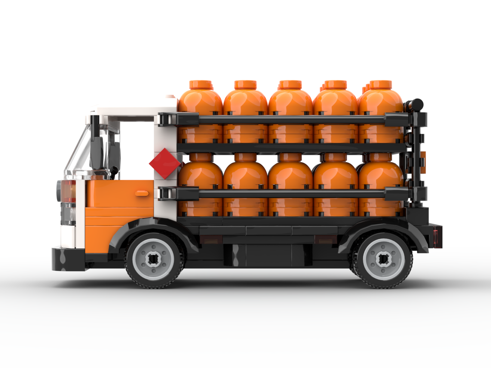 LEGO MOC Home Gas Delivery Truck - Minifigure Scale | Repsol by _magan_ ...