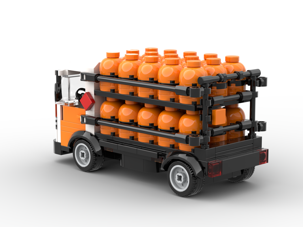 LEGO MOC Home Gas Delivery Truck - Minifigure Scale | Repsol by _magan_ ...