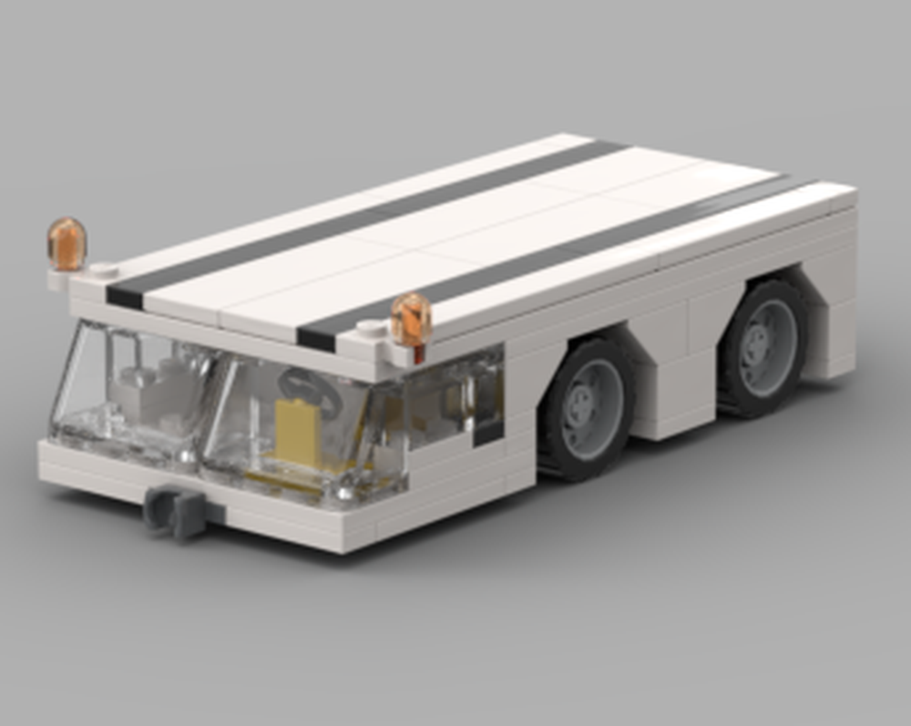 LEGO MOC Airport Tug Tractor by leeggoo_Creator | Rebrickable - Build ...