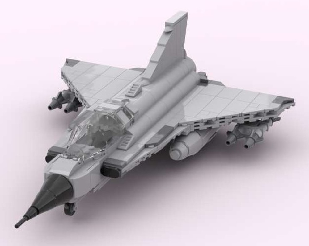 LEGO MOC-196987 SAAB-35 Draken by MATEILEGO | Rebrickable - Build with LEGO